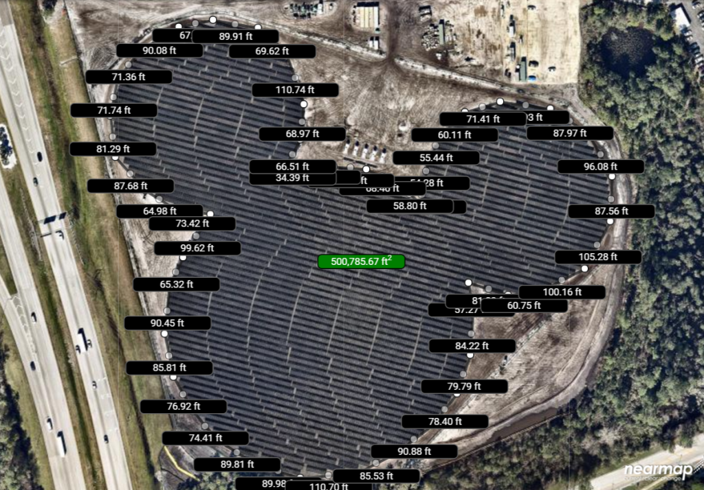 Solar Farm Hidden Mickey takes shape