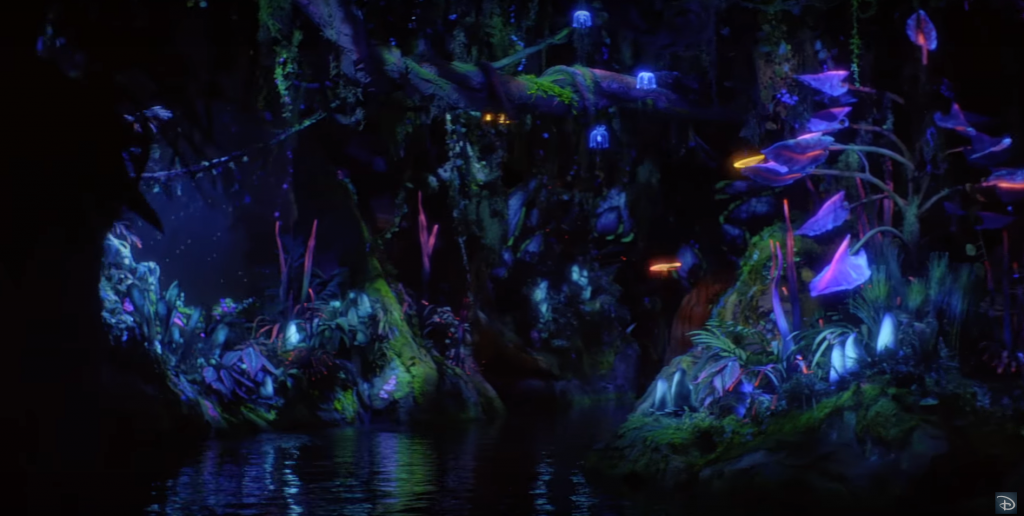VIDEO - New ride footage of the Na'vi River Journey ride in Pandora ...