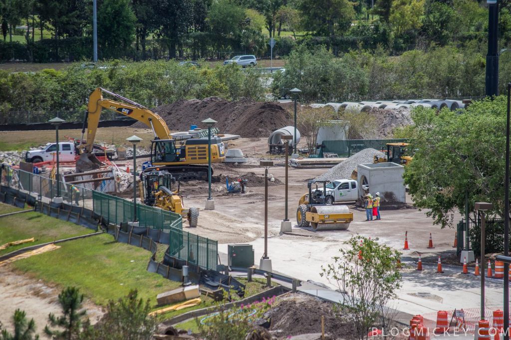 PHOTOS - Construction begins on third parking garage for Disney Springs