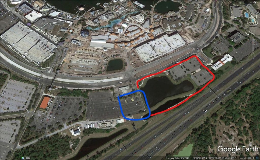 PHOTOS - Construction begins on third parking garage for Disney Springs