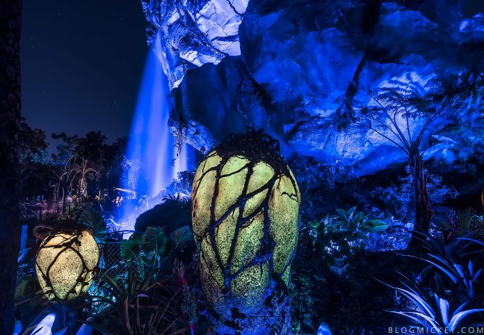 PHOTOS + VIDEO: Pandora - The World of Avatar Comes Alive at Night