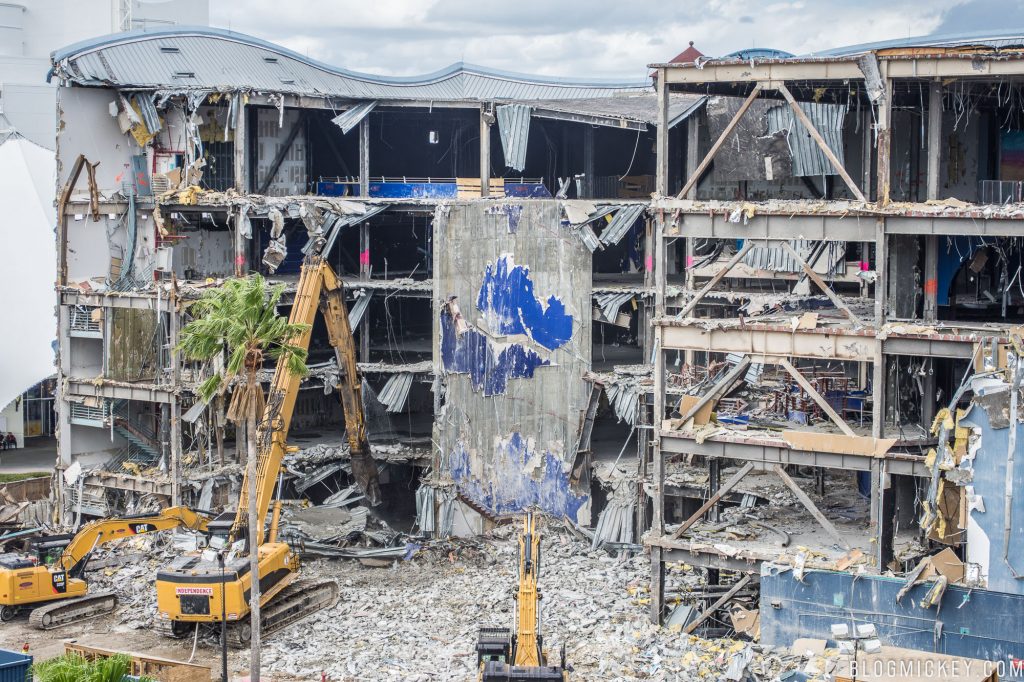 PHOTOS, VIDEO: DisneyQuest Torn Open as Demolition Continues