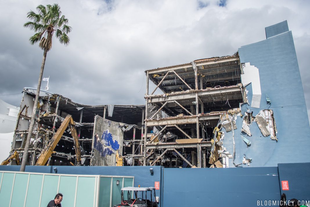 PHOTOS, VIDEO: DisneyQuest Torn Open as Demolition Continues