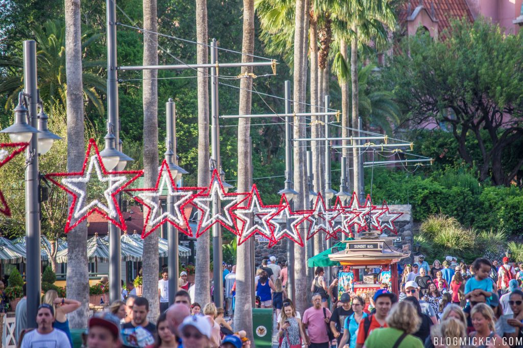 PHOTOS: More Holiday Decorations on Sunset Blvd; LED Screen Installed