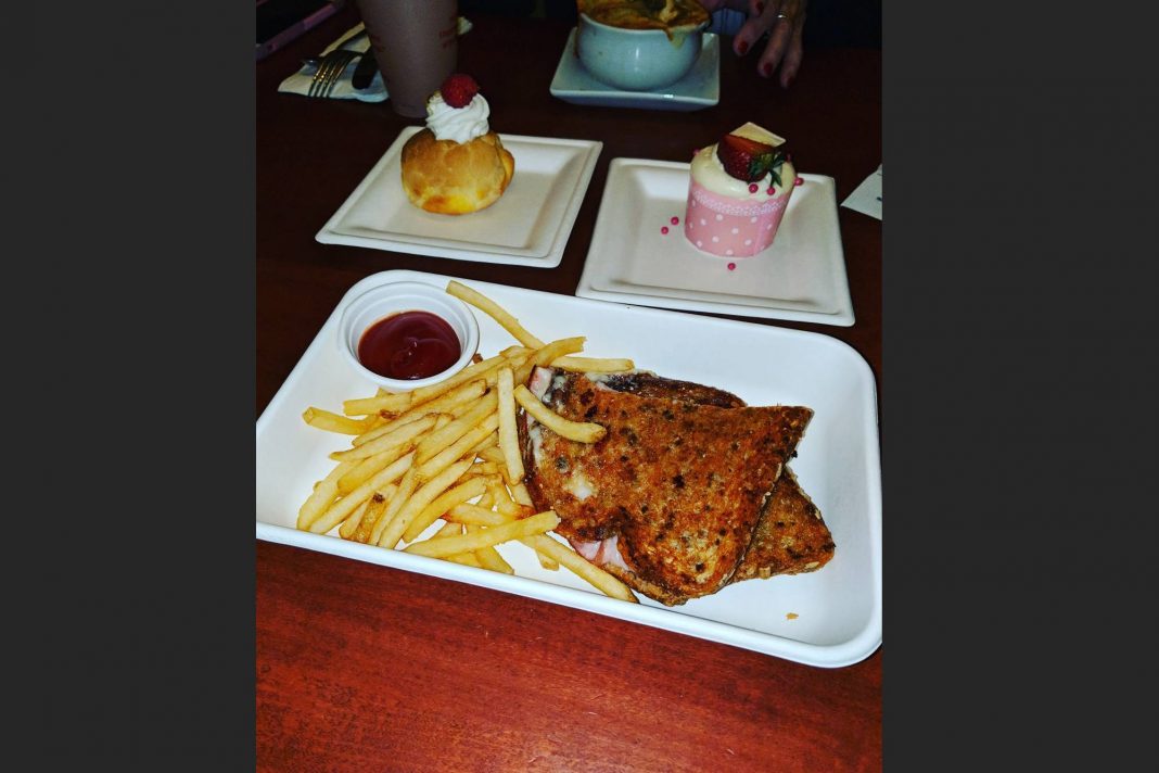 Be Our Guest Restaurant Testing Serving Lunch on Paper Plates