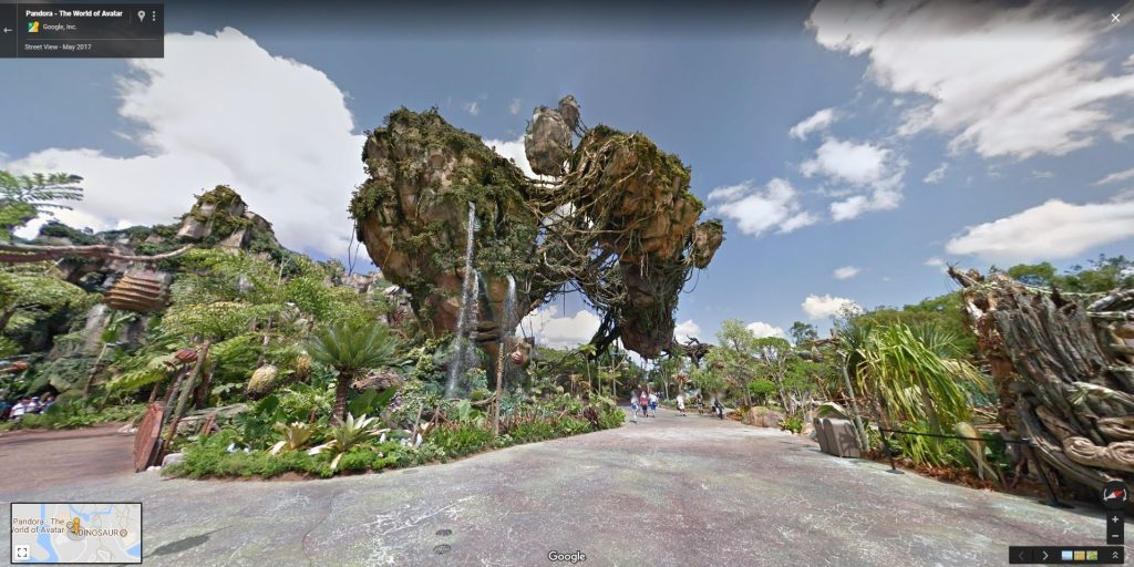 Google Maps Street View Rolls Out for 11 Disney Park Locations