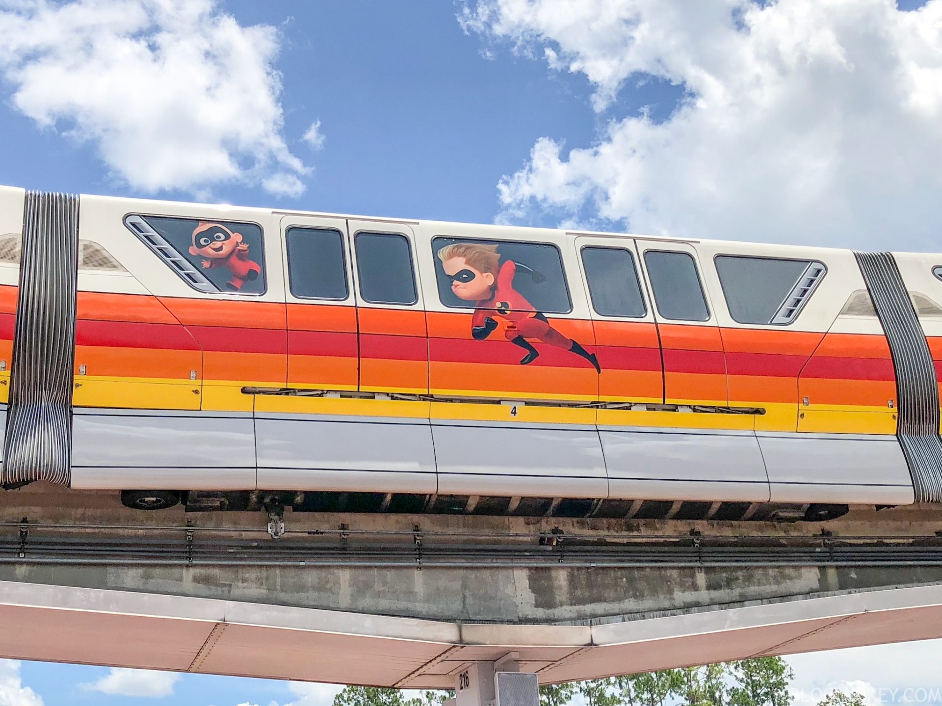 PHOTOS, VIDEO: Incredibles 2 Monorail Wrap Debuts at Walt Disney World