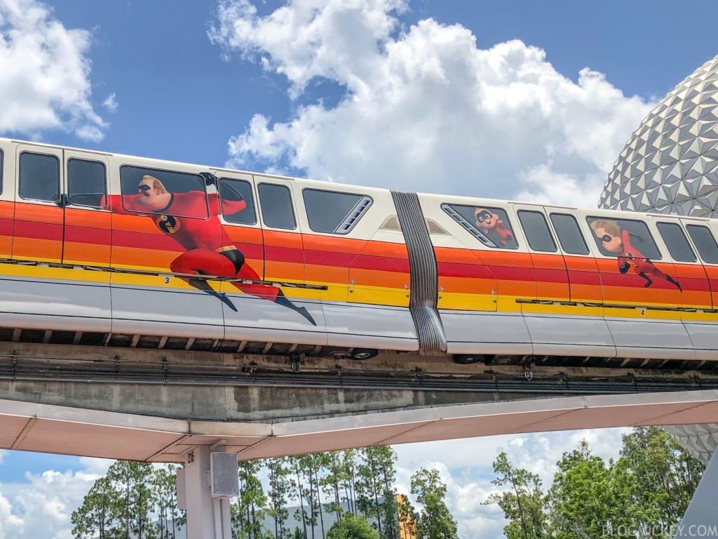 PHOTOS, VIDEO: Incredibles 2 Monorail Wrap Debuts at Walt Disney World