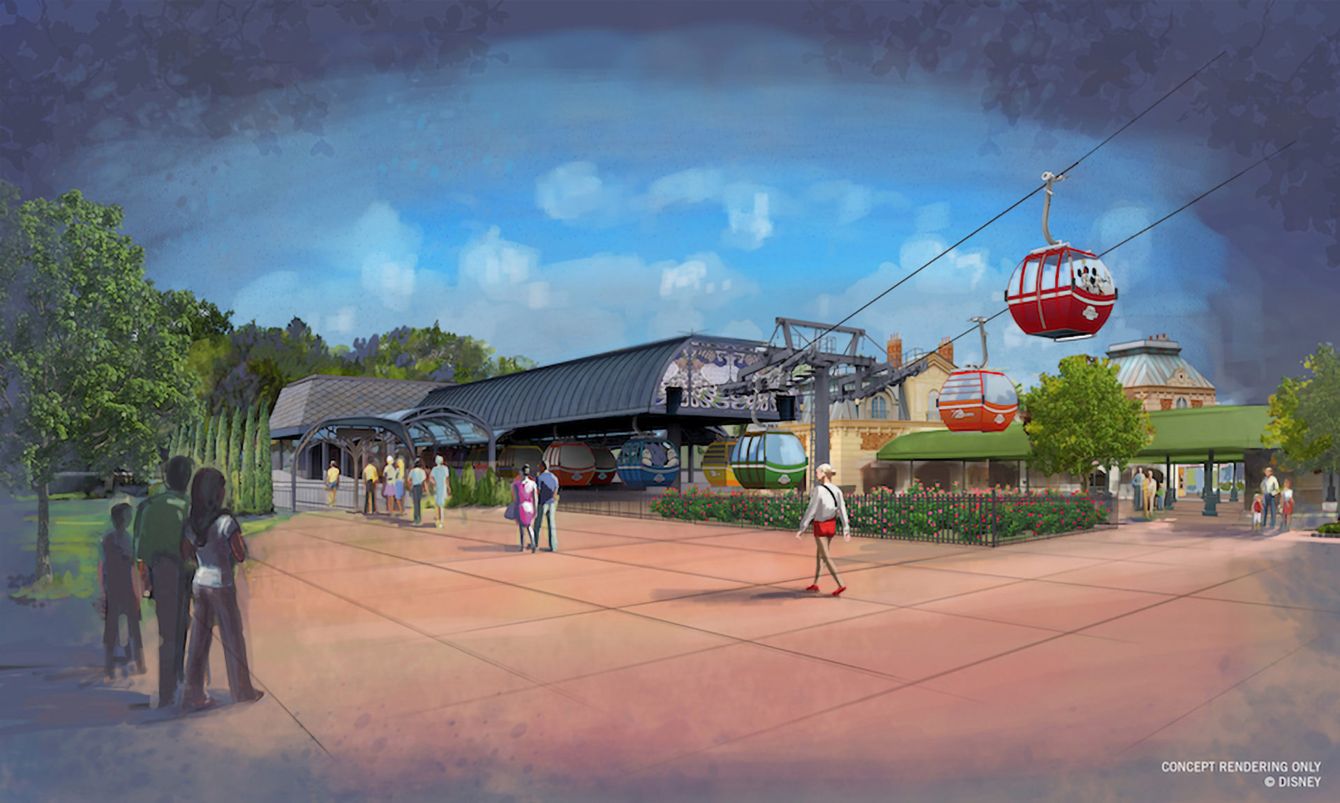 Latest Look at Remy's Ratatouille Adventure, Epcot's Disney Skyliner ...