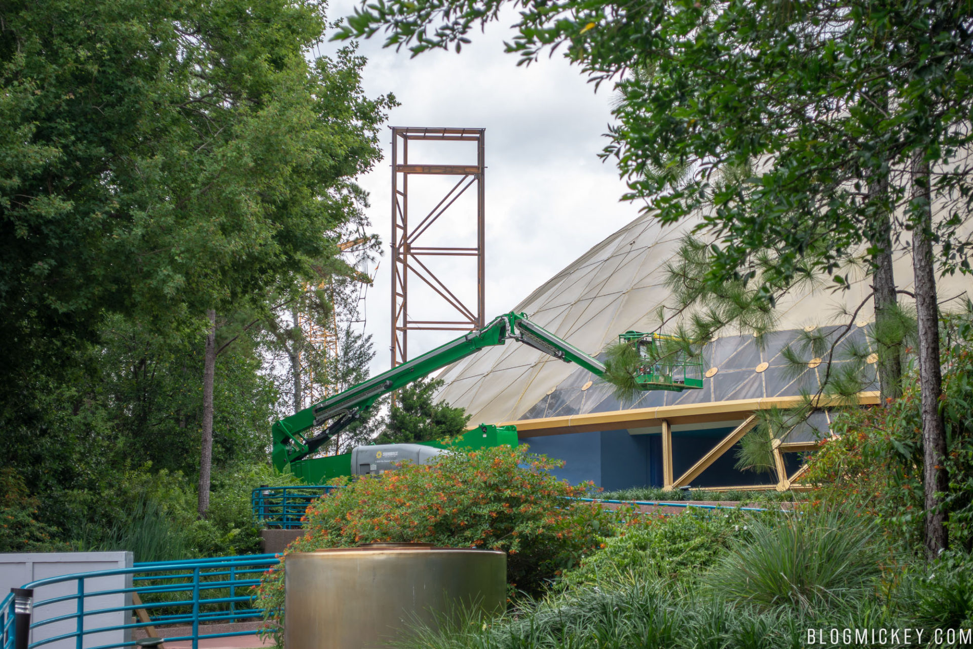 PHOTOS: Latest Look at Guardians of the Galaxy Construction in Epcot