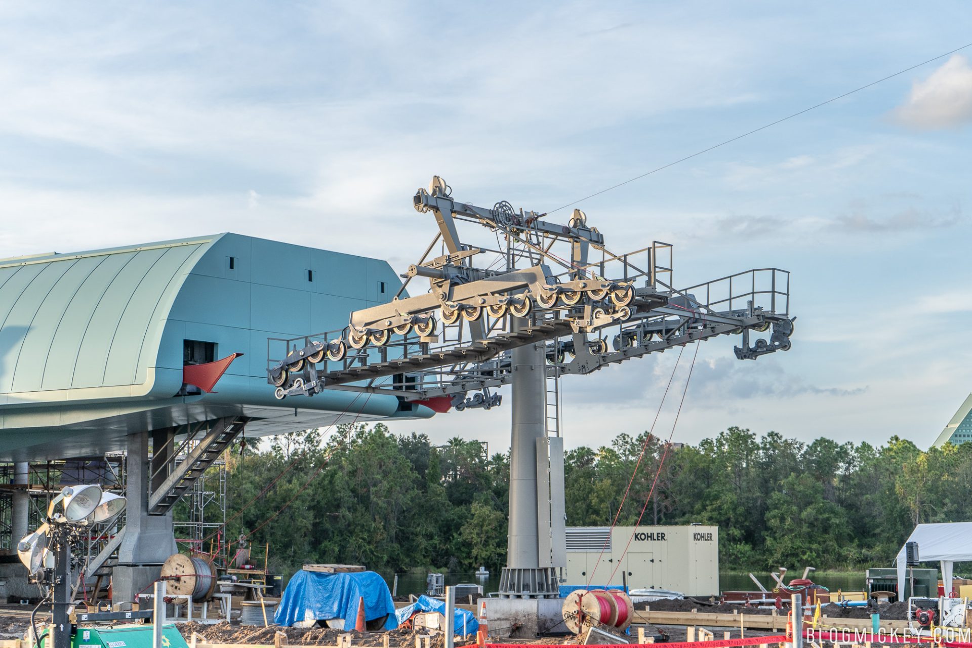 PHOTOS: Preparations Underway to Install Cables at Hollywood Studios ...