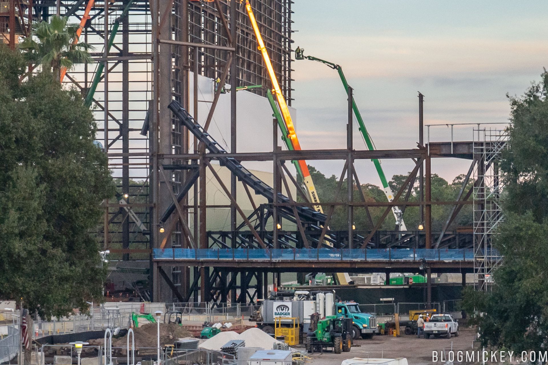 FIRST LOOK: First Section of Track Installed for Guardians of the ...