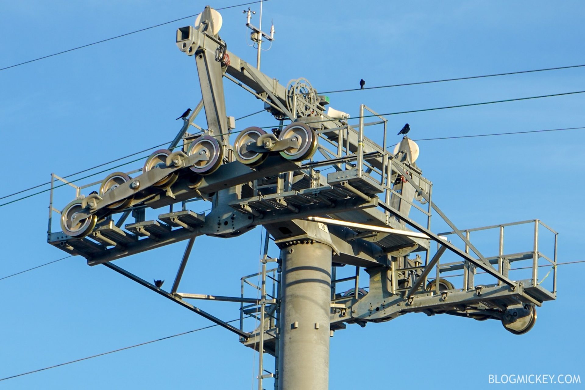 PHOTOS: First Look at Cable Installation of Disney Skyliner Gondola ...