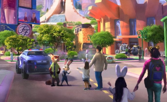 Zootopia Land Construction Goes Vertical at Shanghai Disneyland