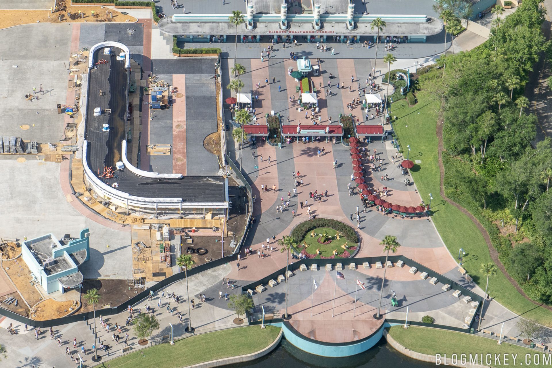 PHOTOS: Aerial Look at Disney's Hollywood Studios Entrance Overhaul Project