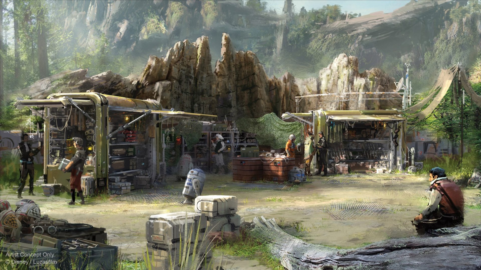 FIRST LOOK: Concept Art for First Order Cargo and Resistance Supply ...