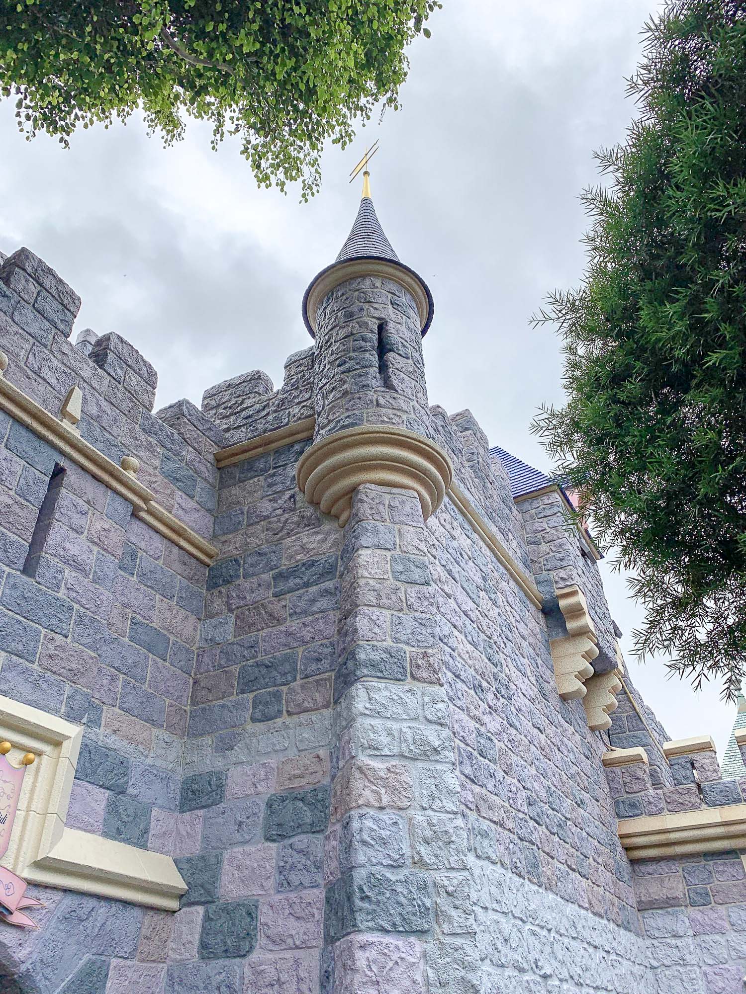 Colorful, Bright New Look for Sleeping Beauty Castle Bricks at Disneyland