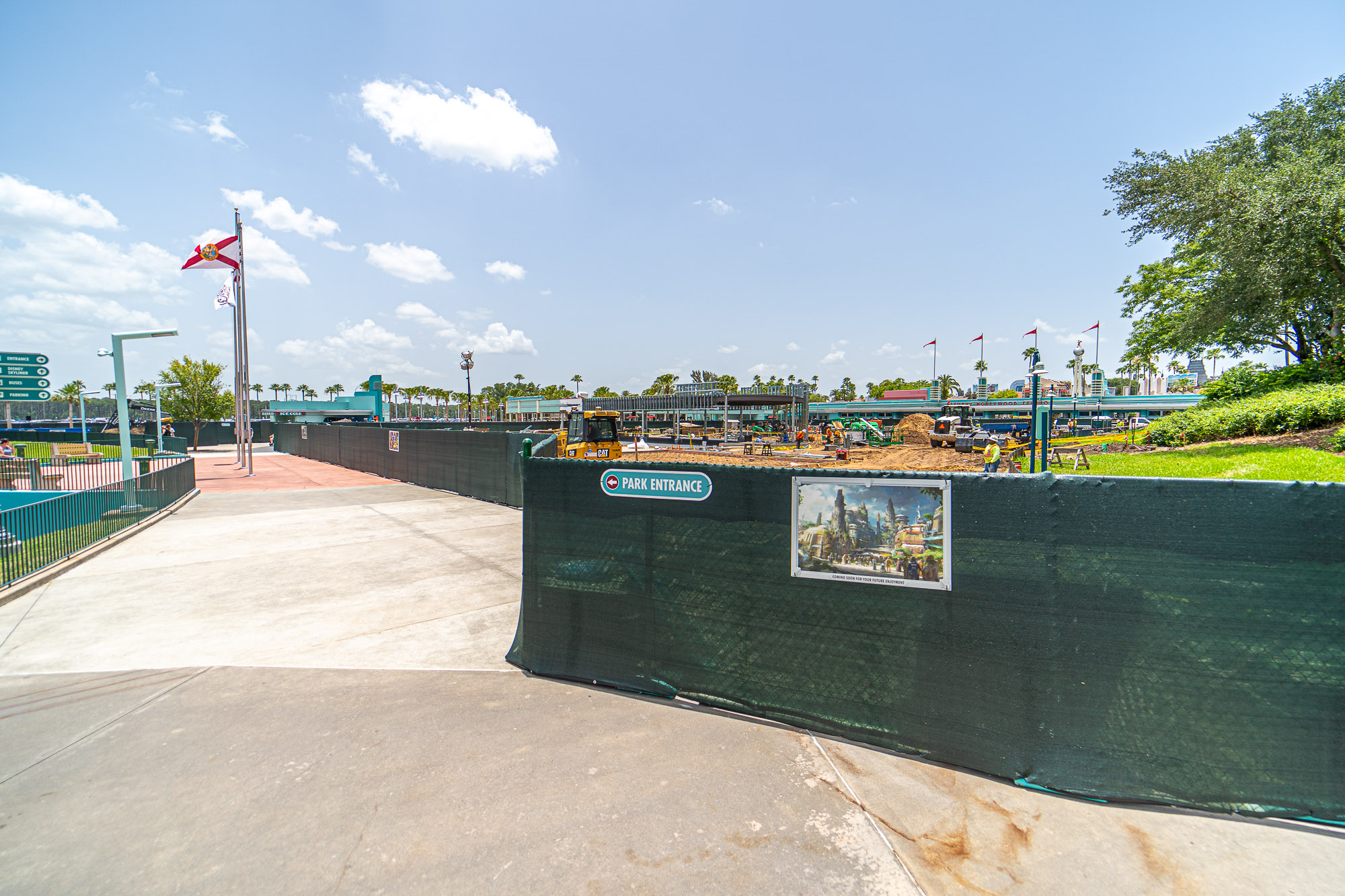 Latest Look at Disney's Hollywood Studios Entrance Overhaul Project ...