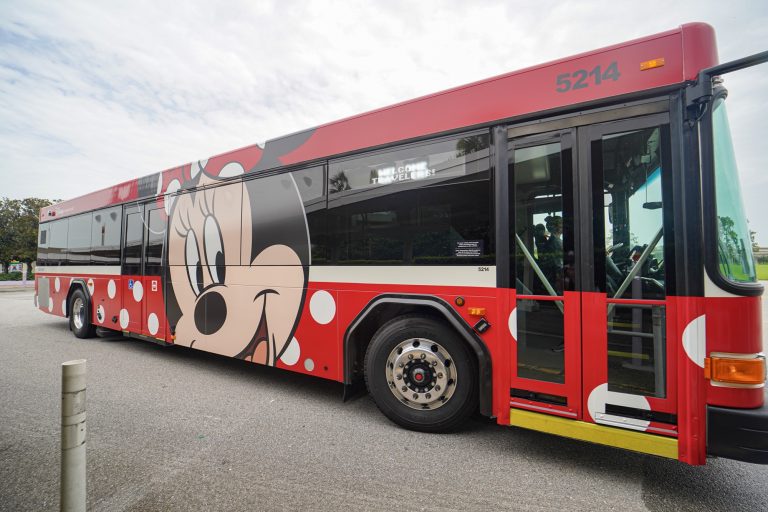 New Sensational Six Character Buses Now Traveling Around Walt Disney World