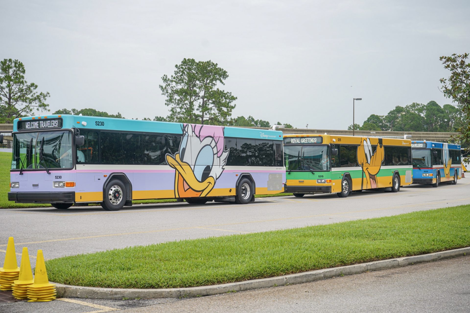 New Sensational Six Character Buses Now Traveling Around Walt Disney World