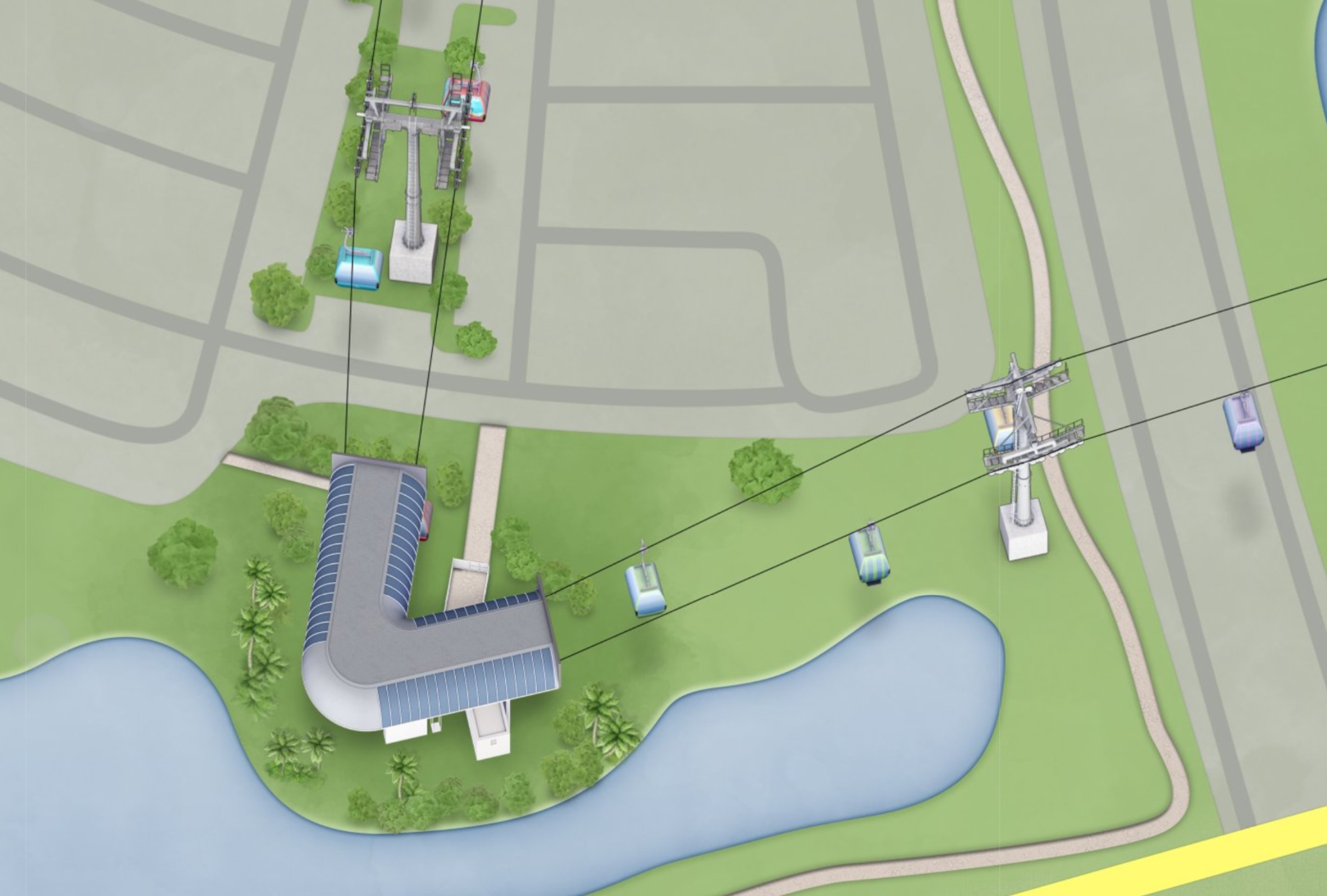 Disney Skyliner Gondola Stations Added to Walt Disney World Digital Maps