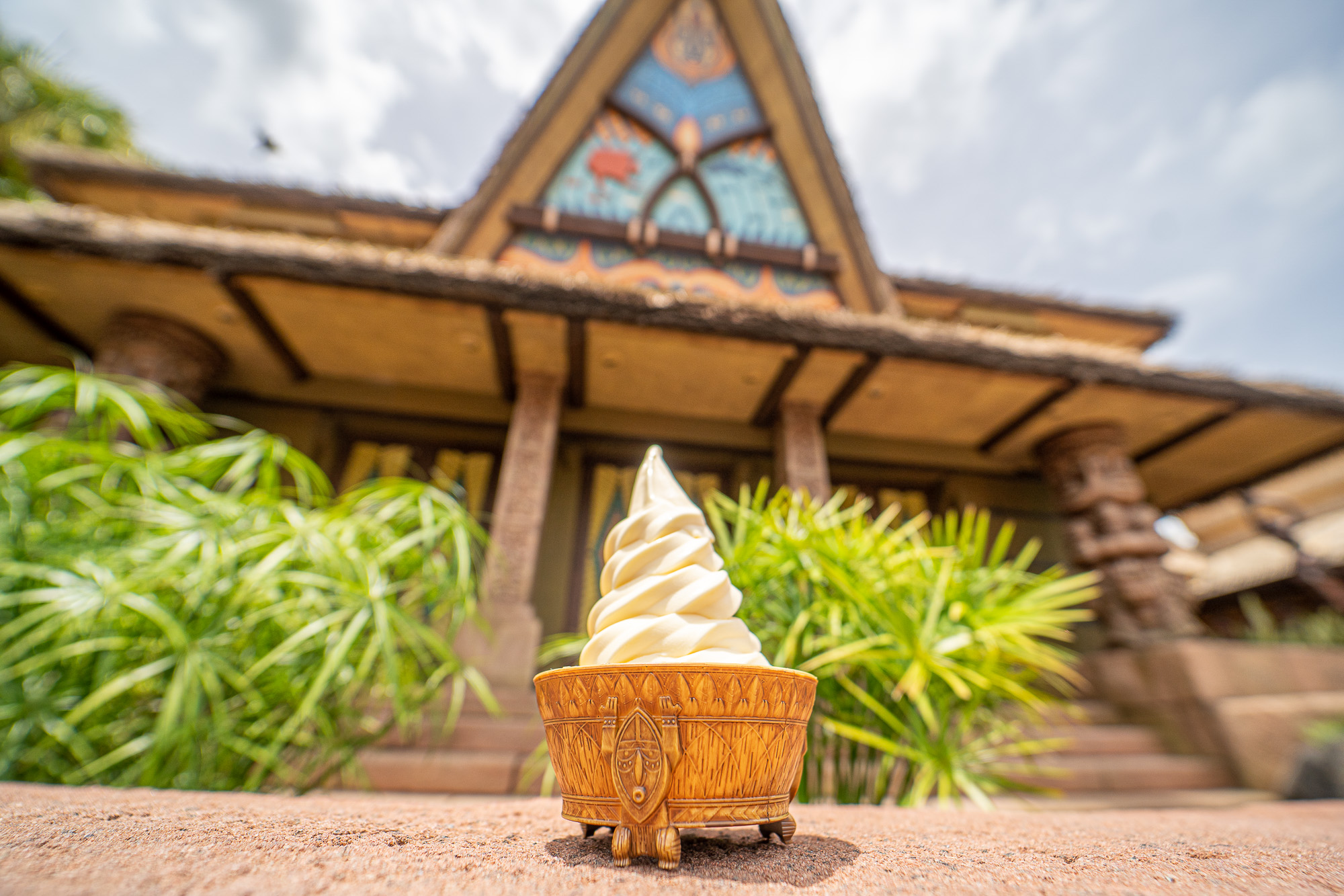 Dole Whip Souvenir Tiki Bowl Now Available at Aloha Isle in Magic Kingdom
