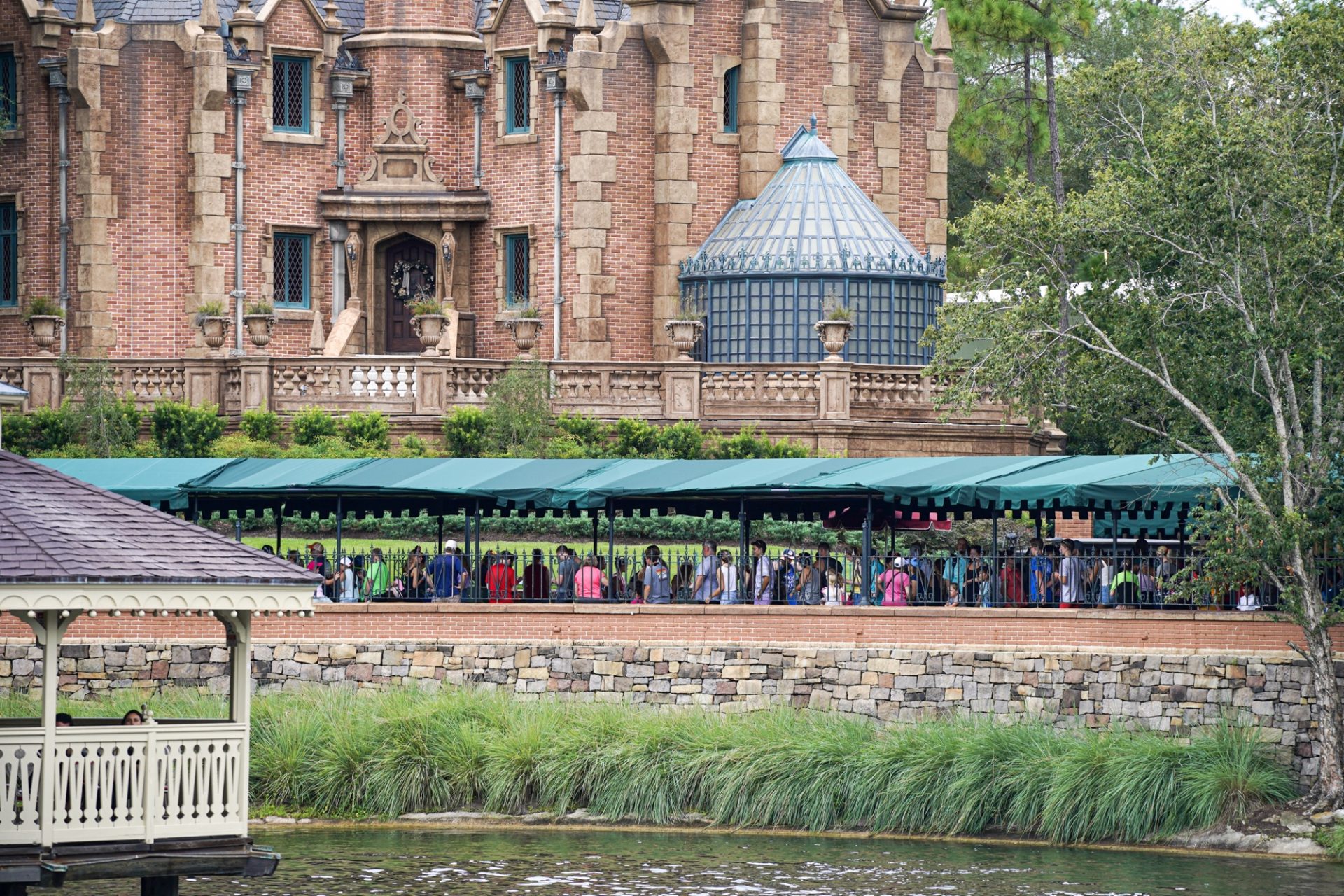 Haunted Mansion Queue Awnings Return With New Costume-Inspired Look at ...