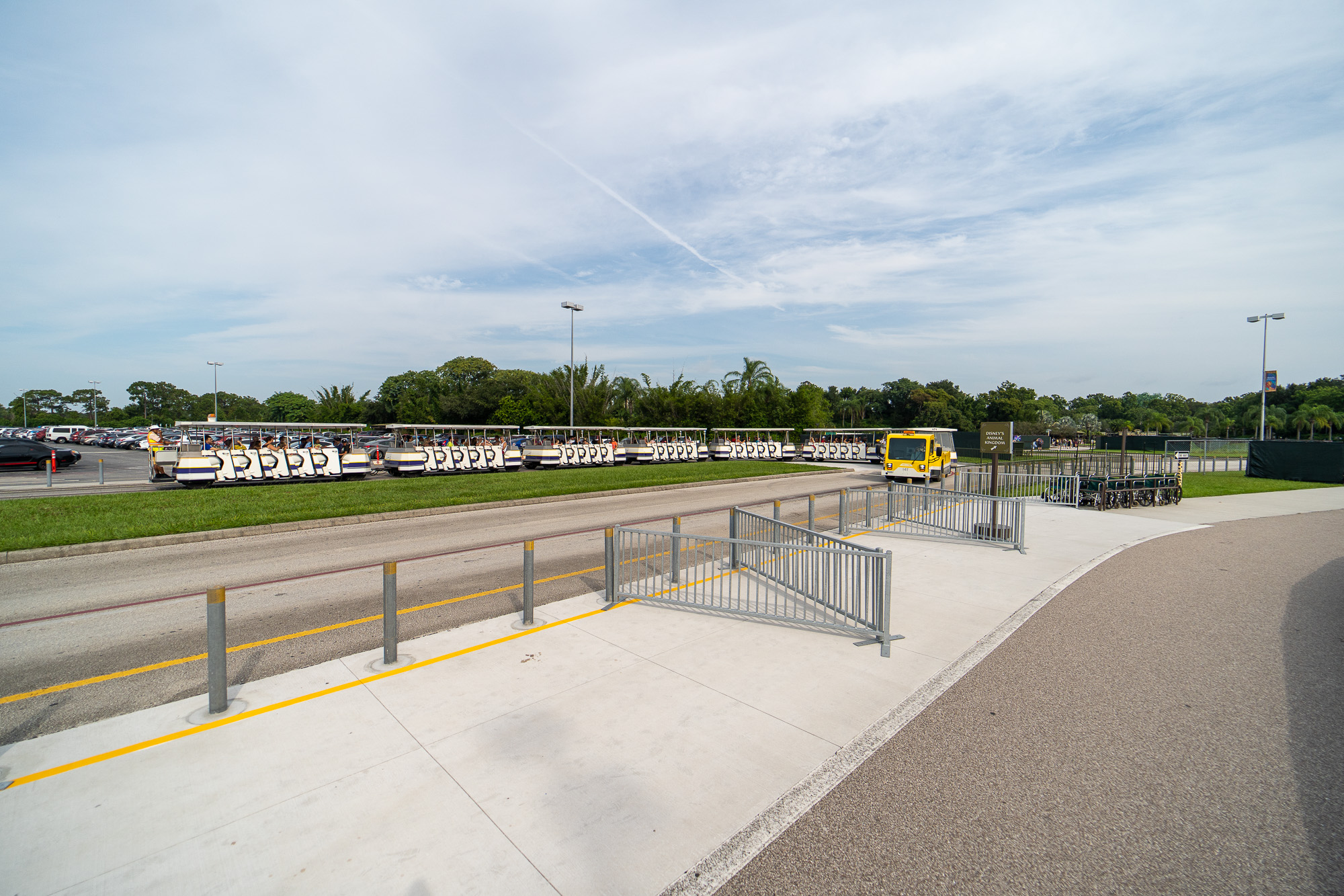 Temporary Tram Drop Off Now in Use Due to Entrance Overhaul Project at ...