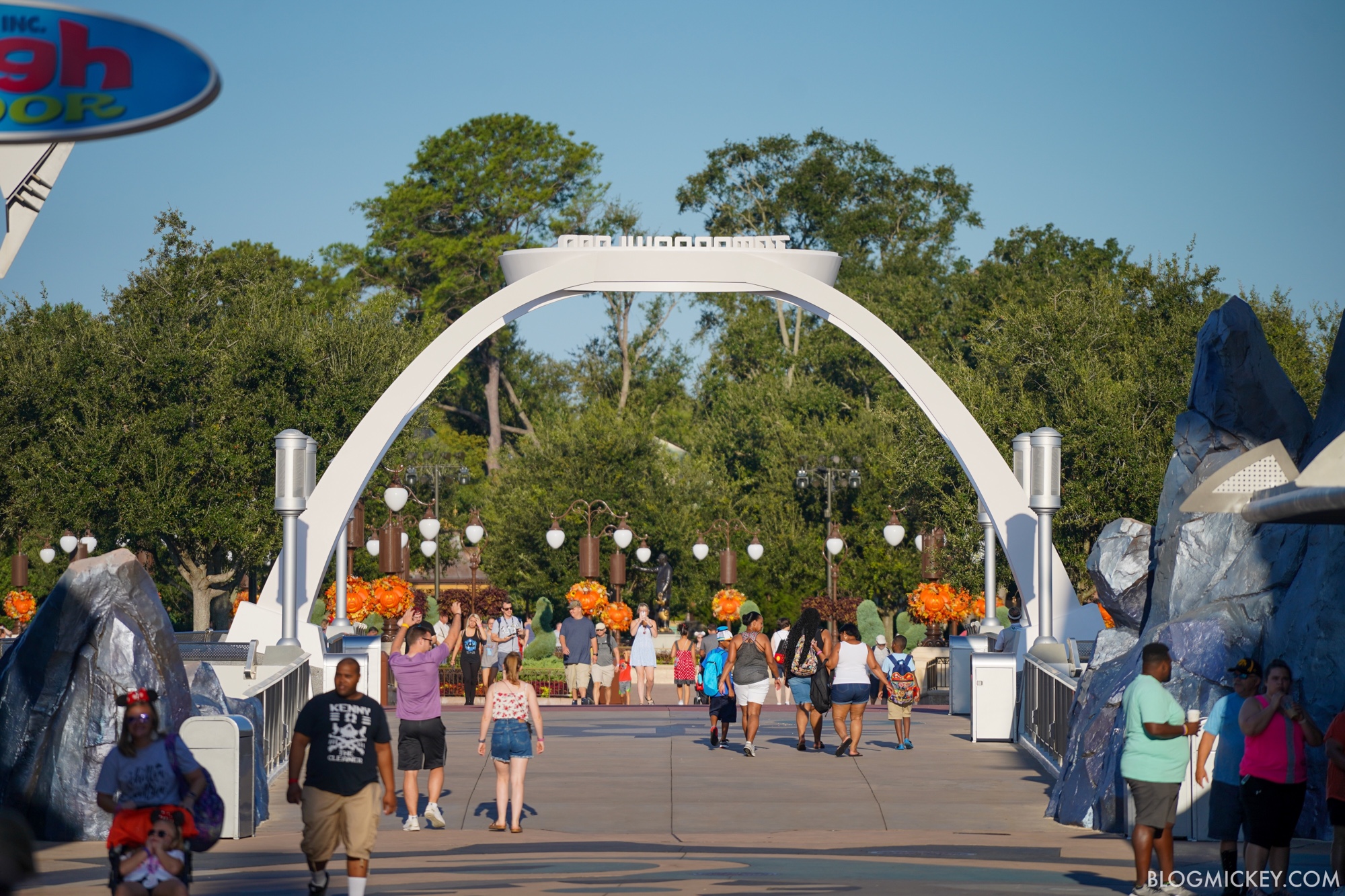 Modern New Tomorrowland Sign Installed at Magic Kingdom