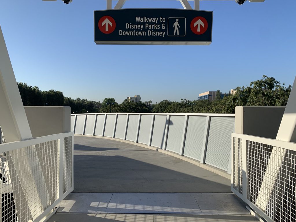 Pedestrian Bridge Connecting Pixar Pals Garage and Downtown Disney Now ...