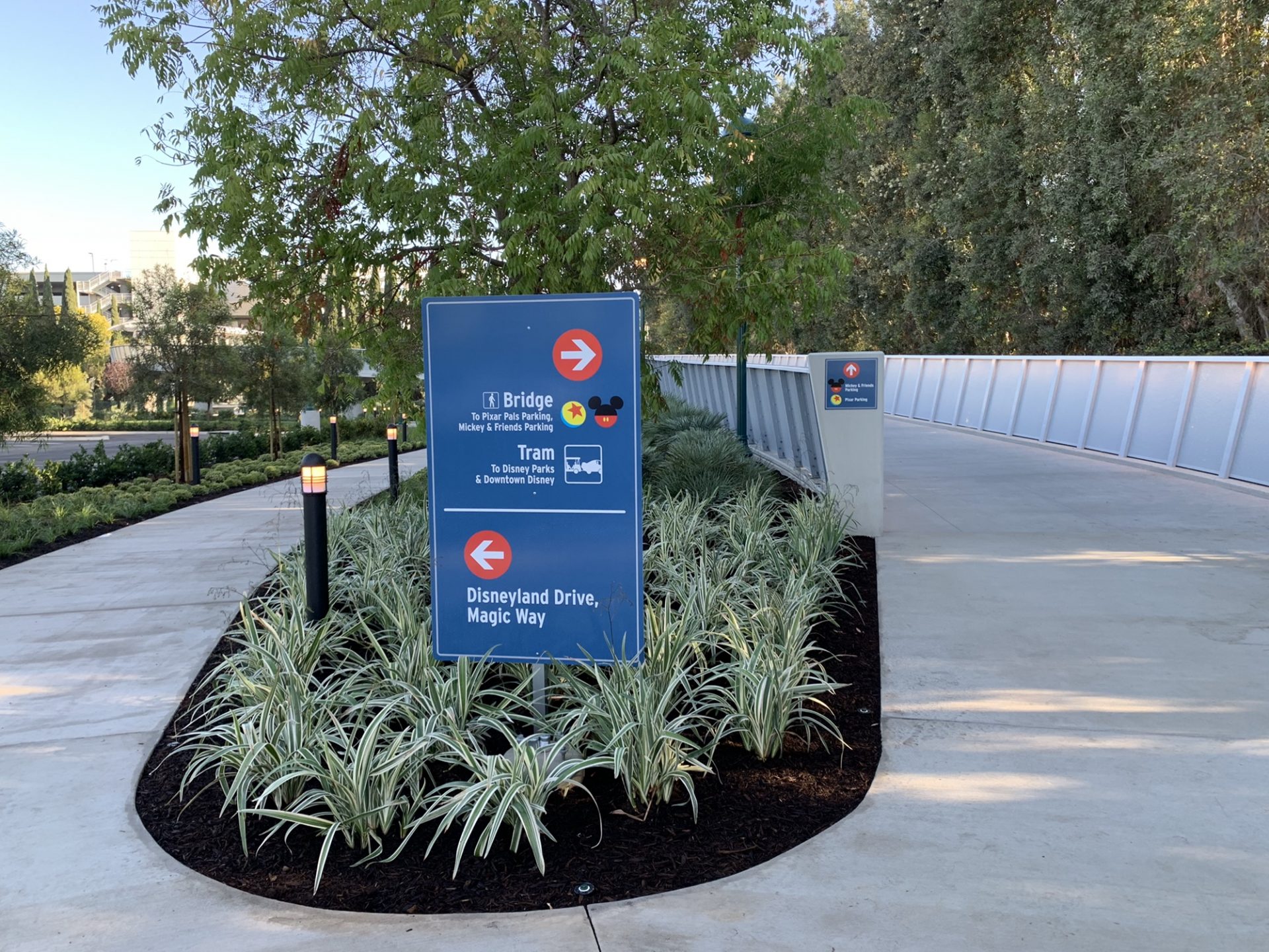 Pedestrian Bridge Connecting Pixar Pals Garage and Downtown Disney Now ...
