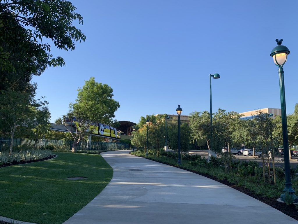 Pedestrian Bridge Connecting Pixar Pals Garage and Downtown Disney Now ...