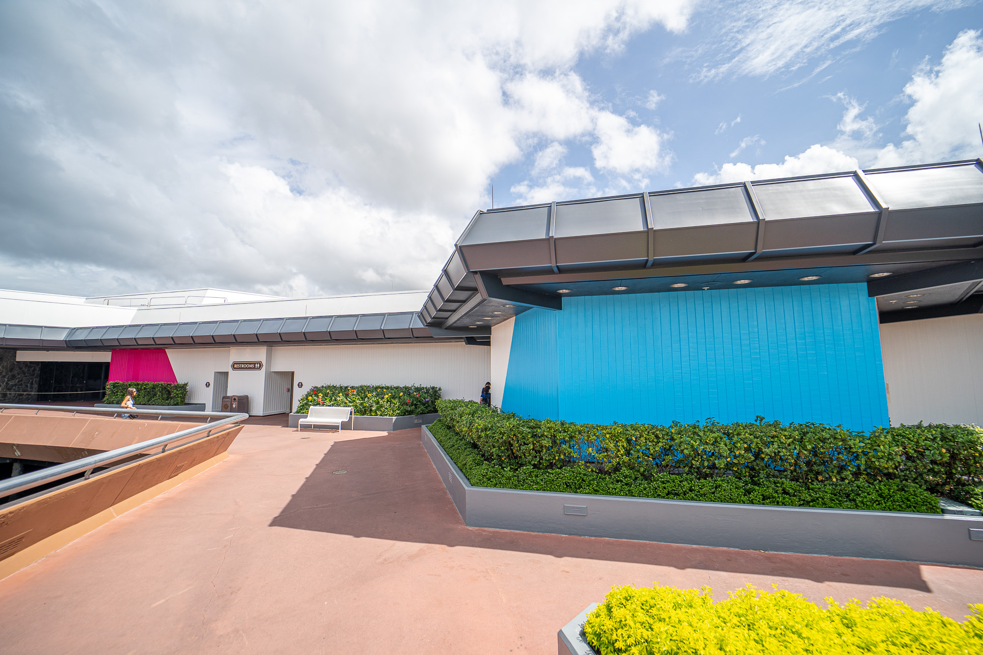 Odyssey Pavilion Receives Vibrant Accent Colors Ahead of 'Imagineering ...