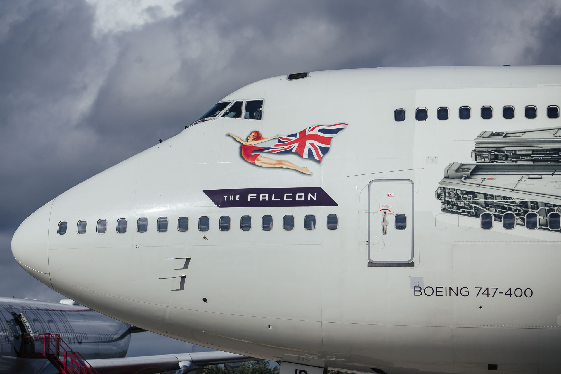 Virgin Atlantic Unveils "The Falcon" Boeing 747 Livery