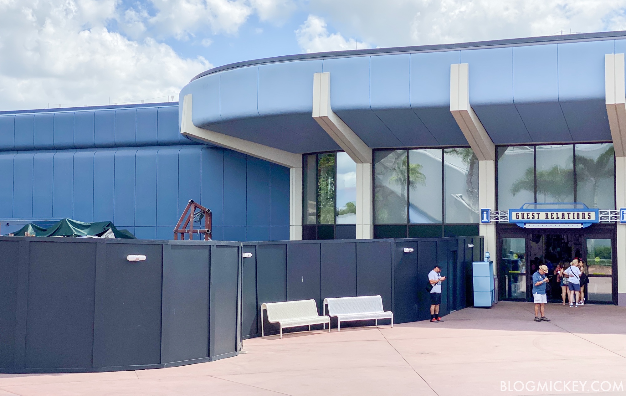 WorldKey Kiosks Demolished in Future World for Epcot Overhaul Project