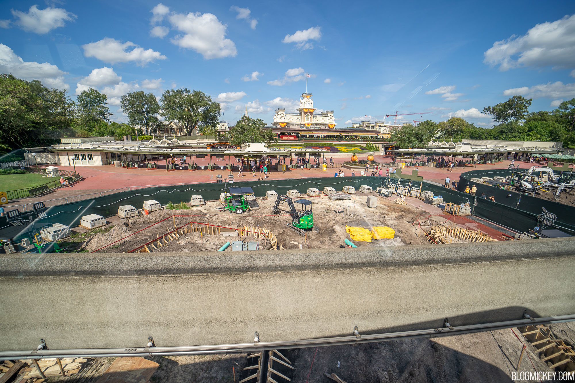 Magic Kingdom Entrance Overhaul Project (Permanent Expanded Bag Check ...