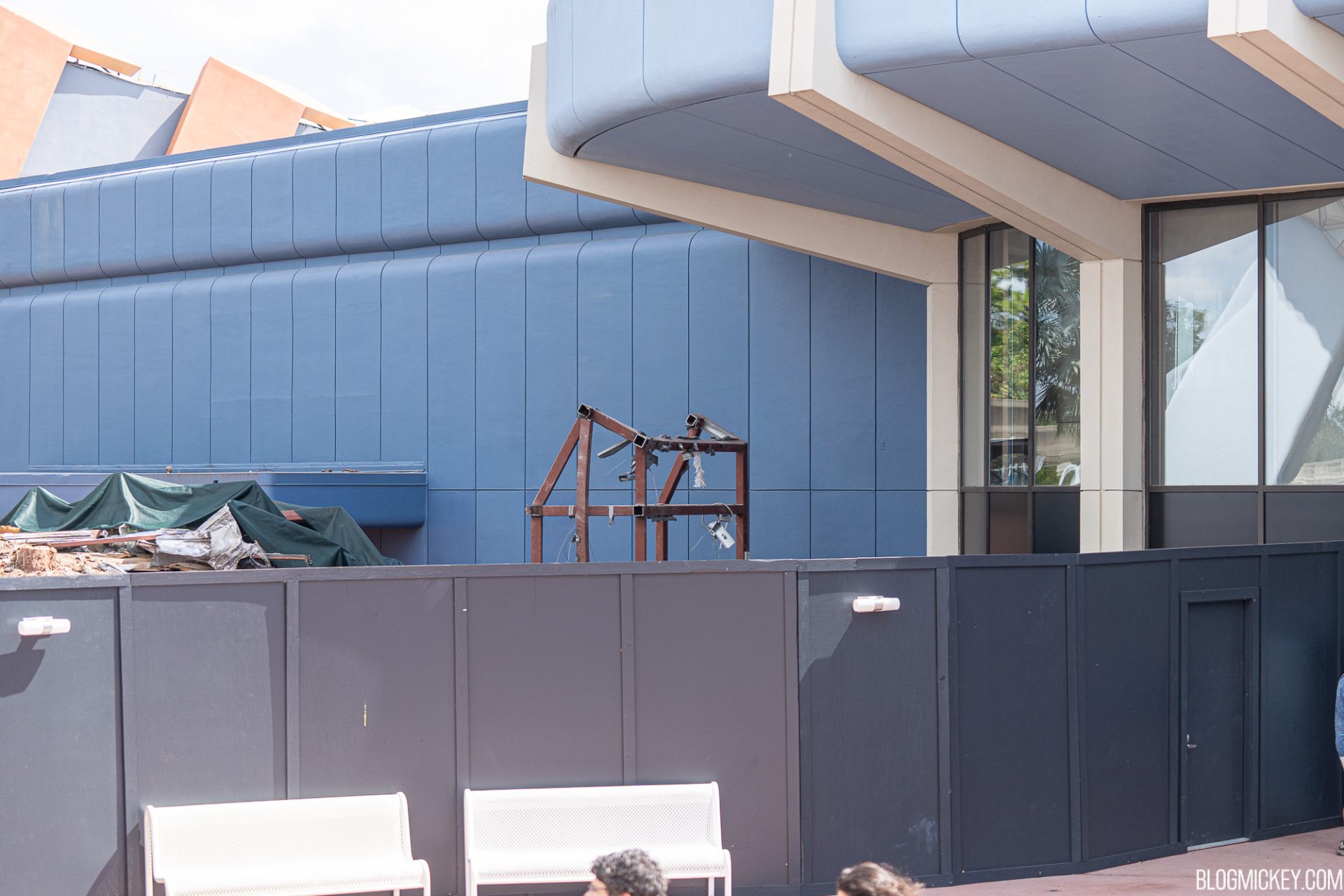 WorldKey Kiosks Demolished in Future World for Epcot Overhaul Project