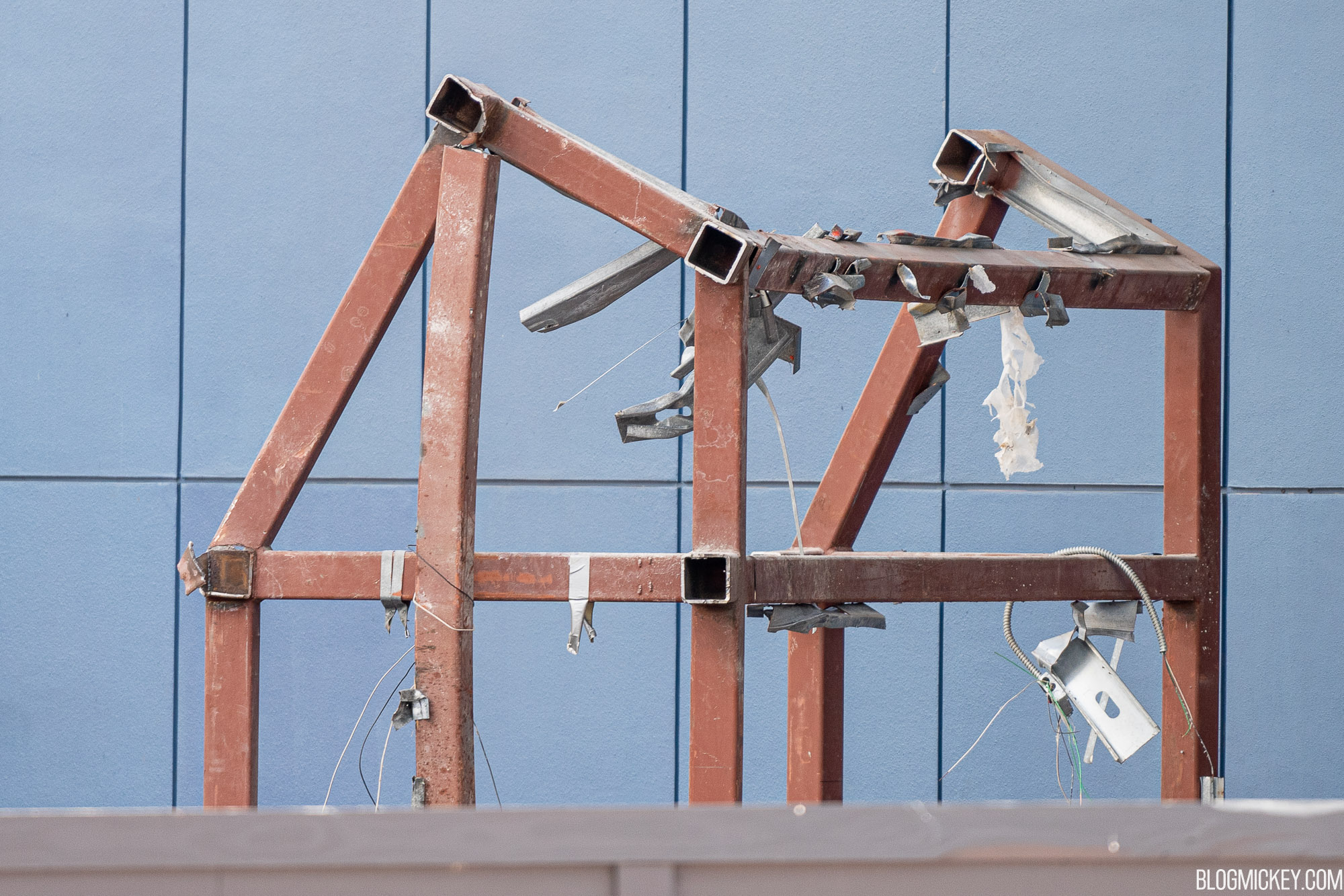 WorldKey Kiosks Demolished in Future World for Epcot Overhaul Project