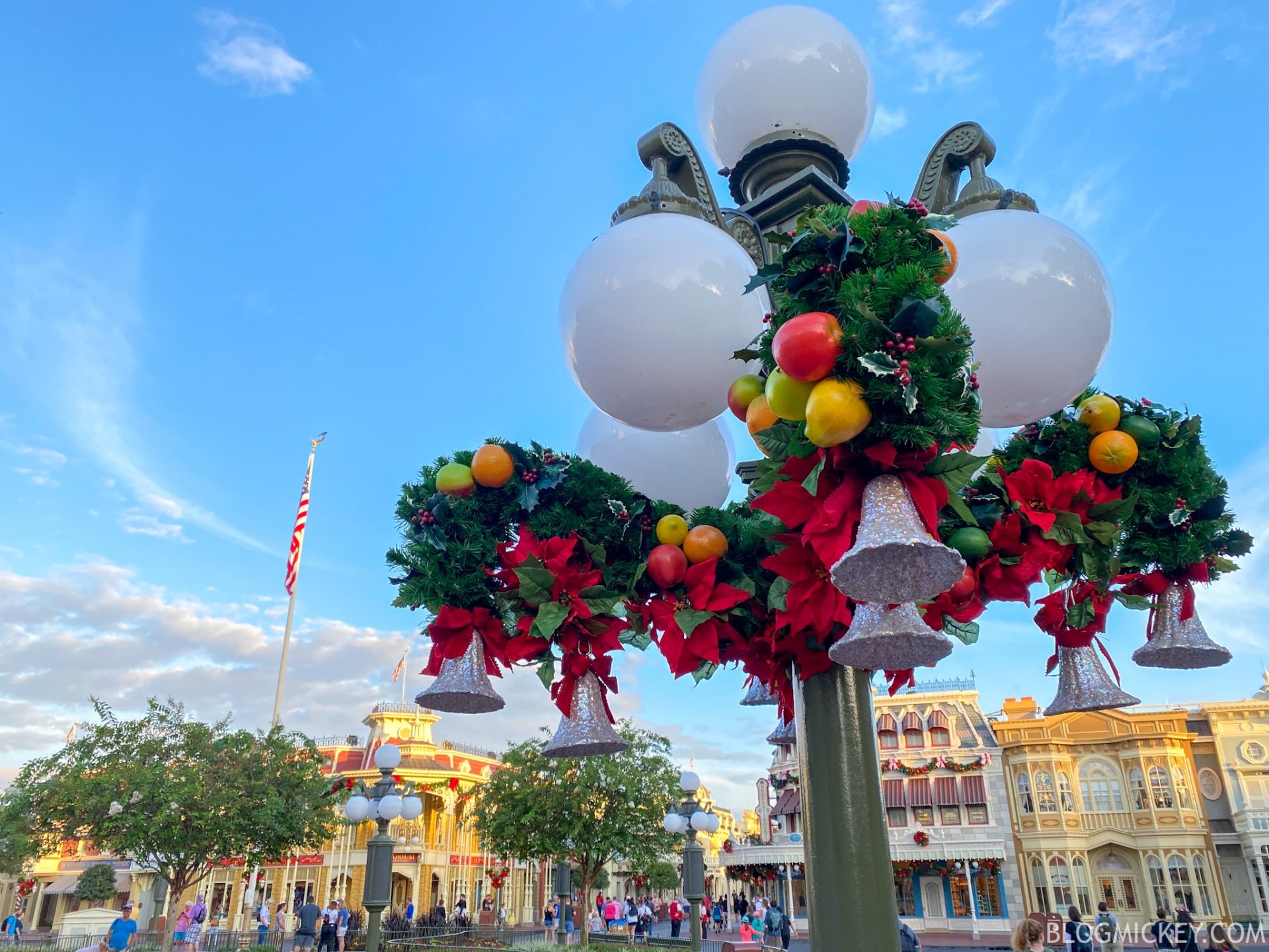 Christmas Decorations Arrive on Main Street USA