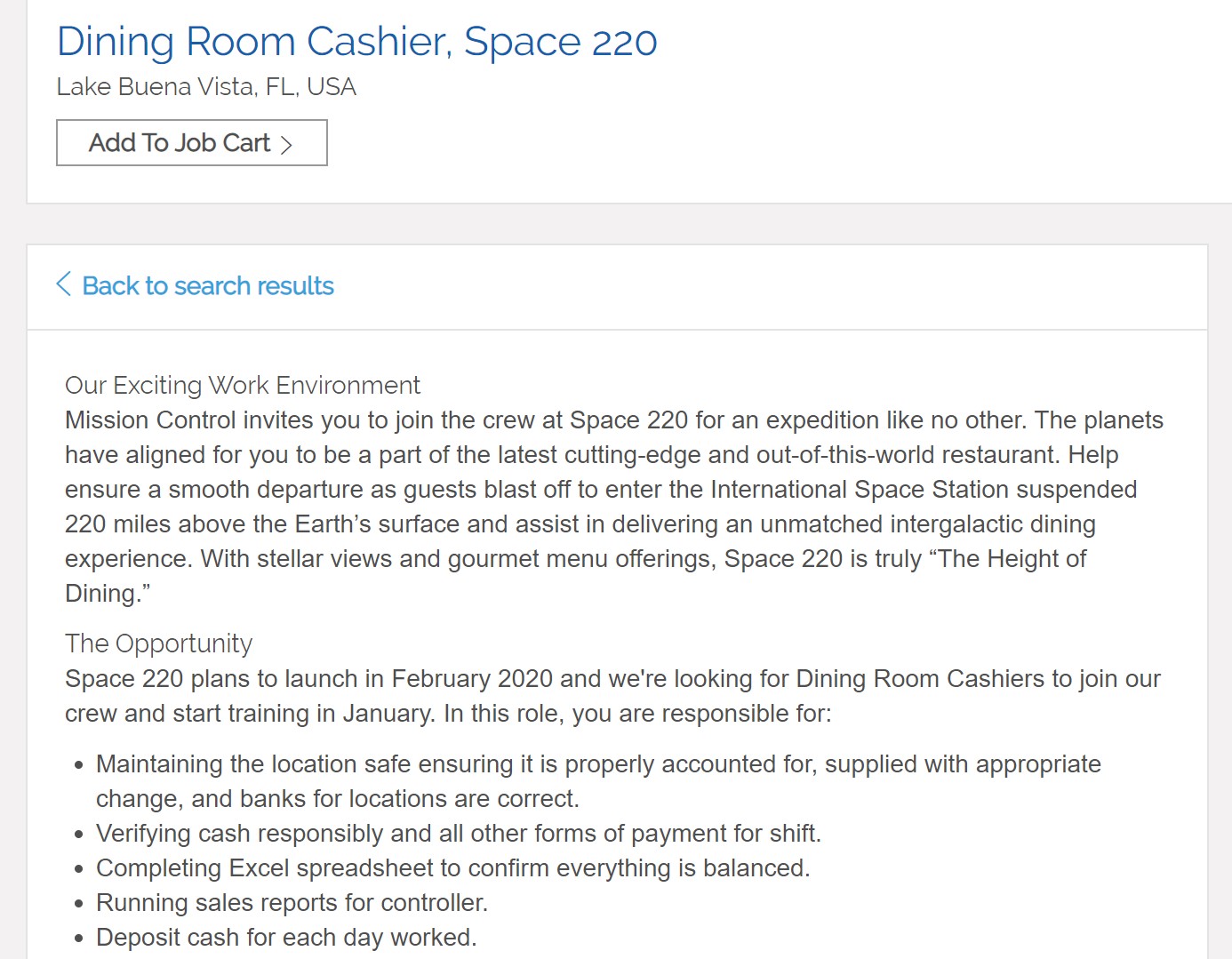 Space 220 Restaurant Opening Pushed Back to February 2020 at Epcot