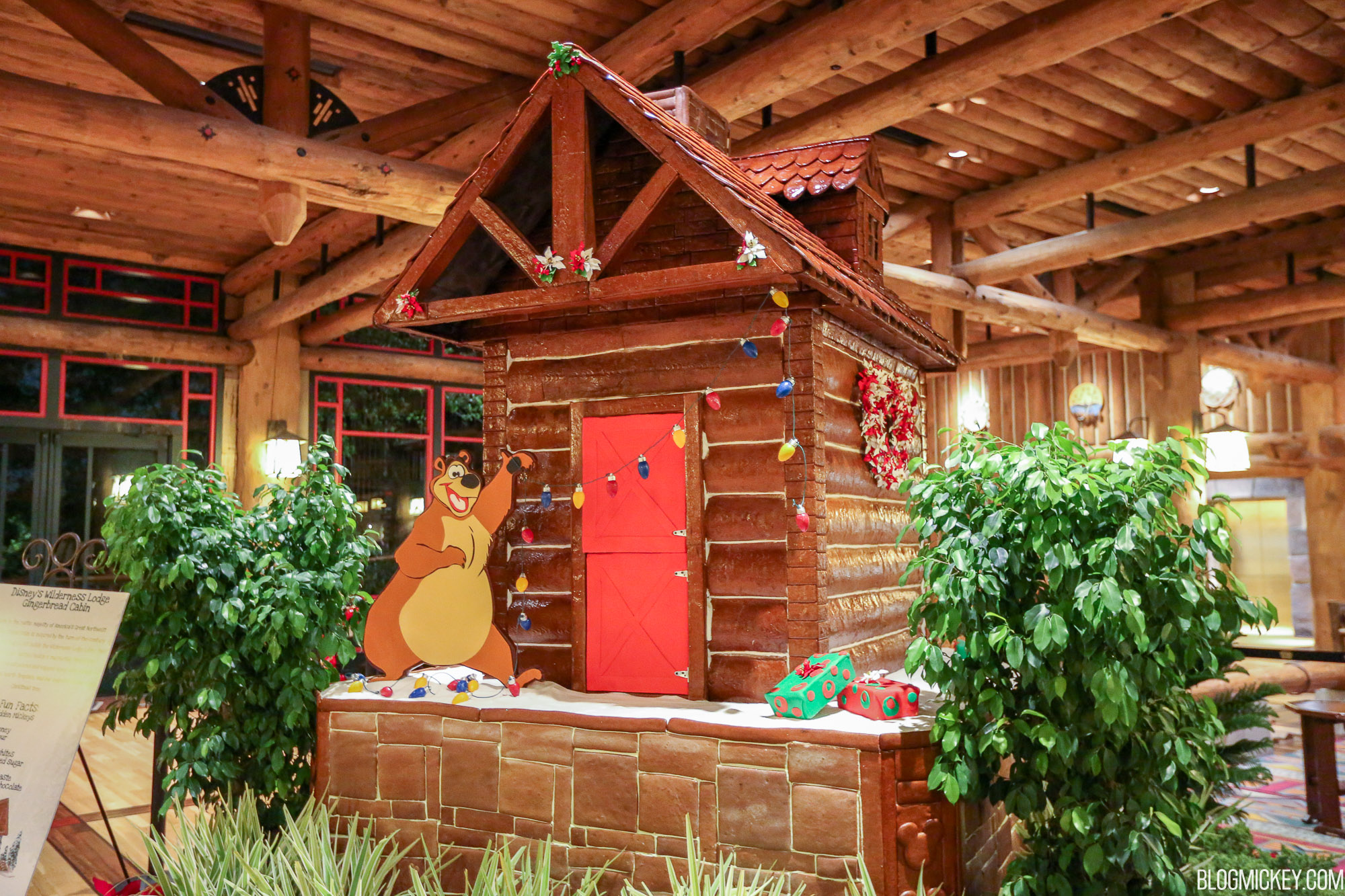 First Annual Gingerbread Cabin Debuts at Wilderness Lodge for 2019 ...