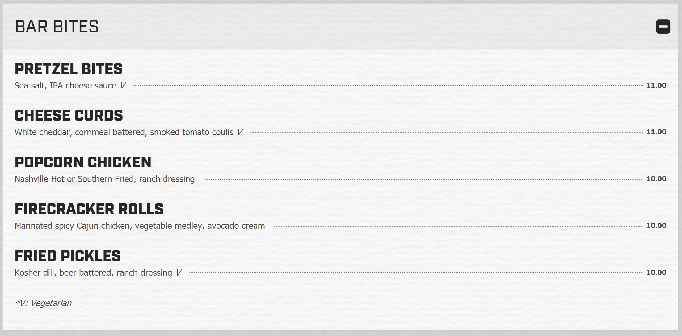 Full Menu Released for City Works Eatery & Pour House at Disney Springs ...