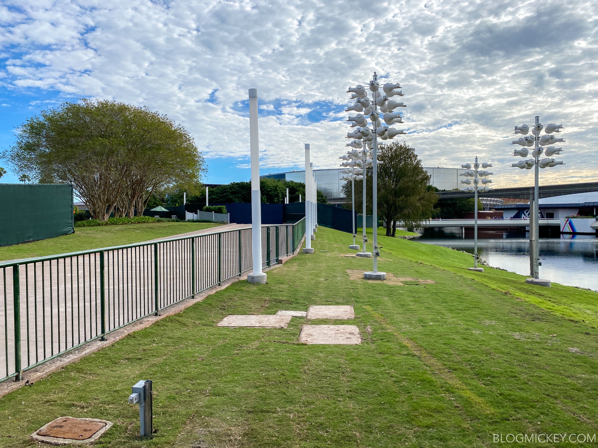 Expanded Future World East Walkway Nearing Completion at Epcot; Plus ...