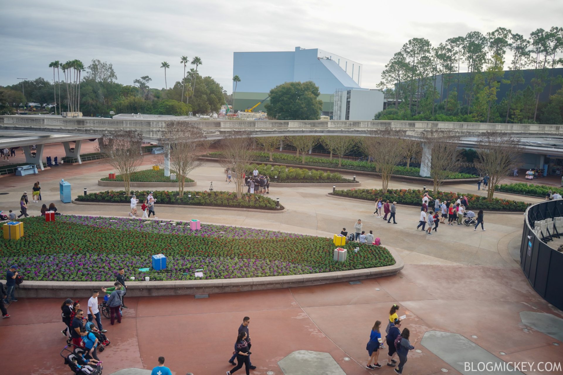 Reimagined Epcot Entrance Now Open With New Planters and Return of ...