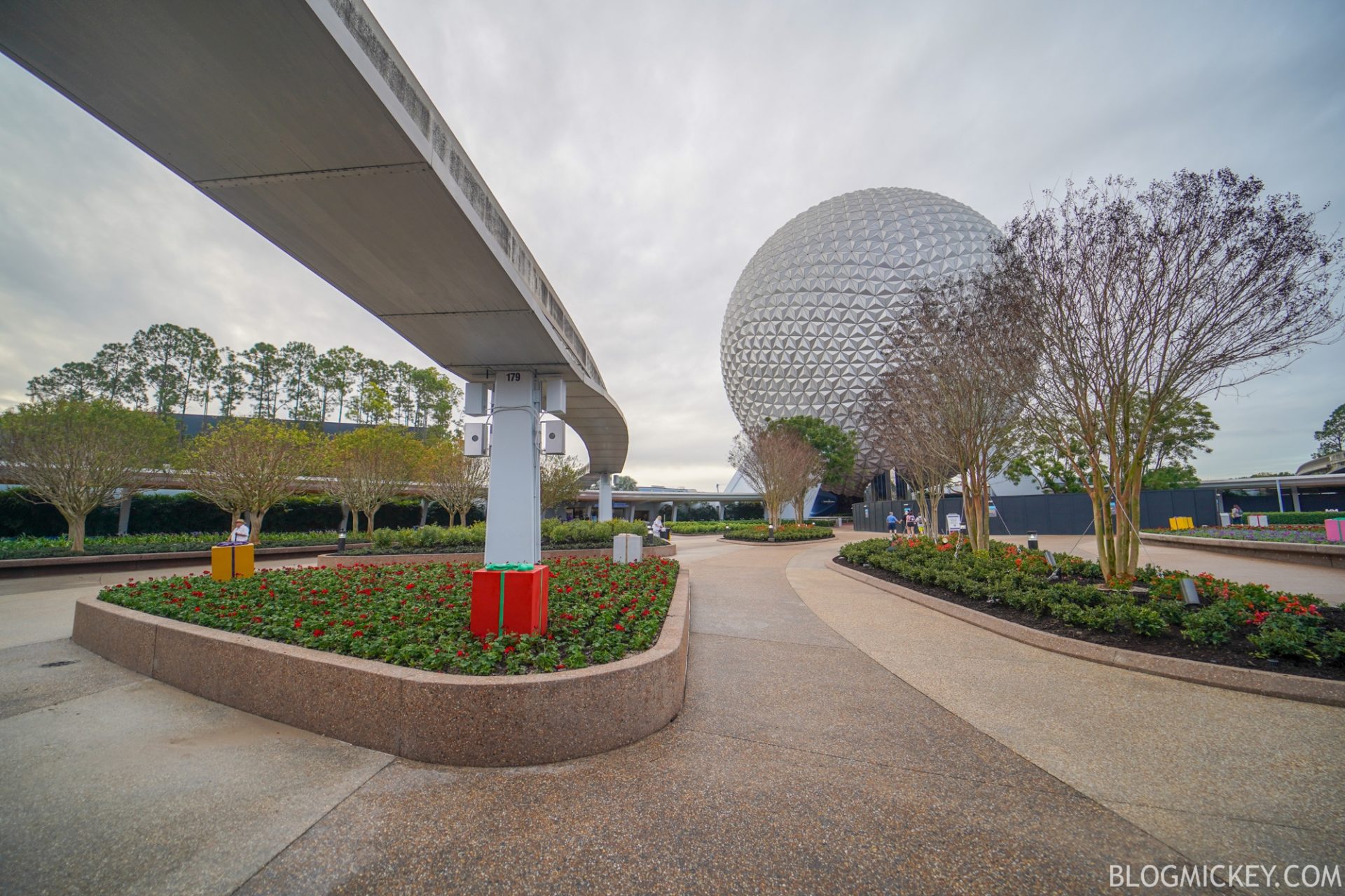 Reimagined Epcot Entrance Now Open With New Planters and Return of ...