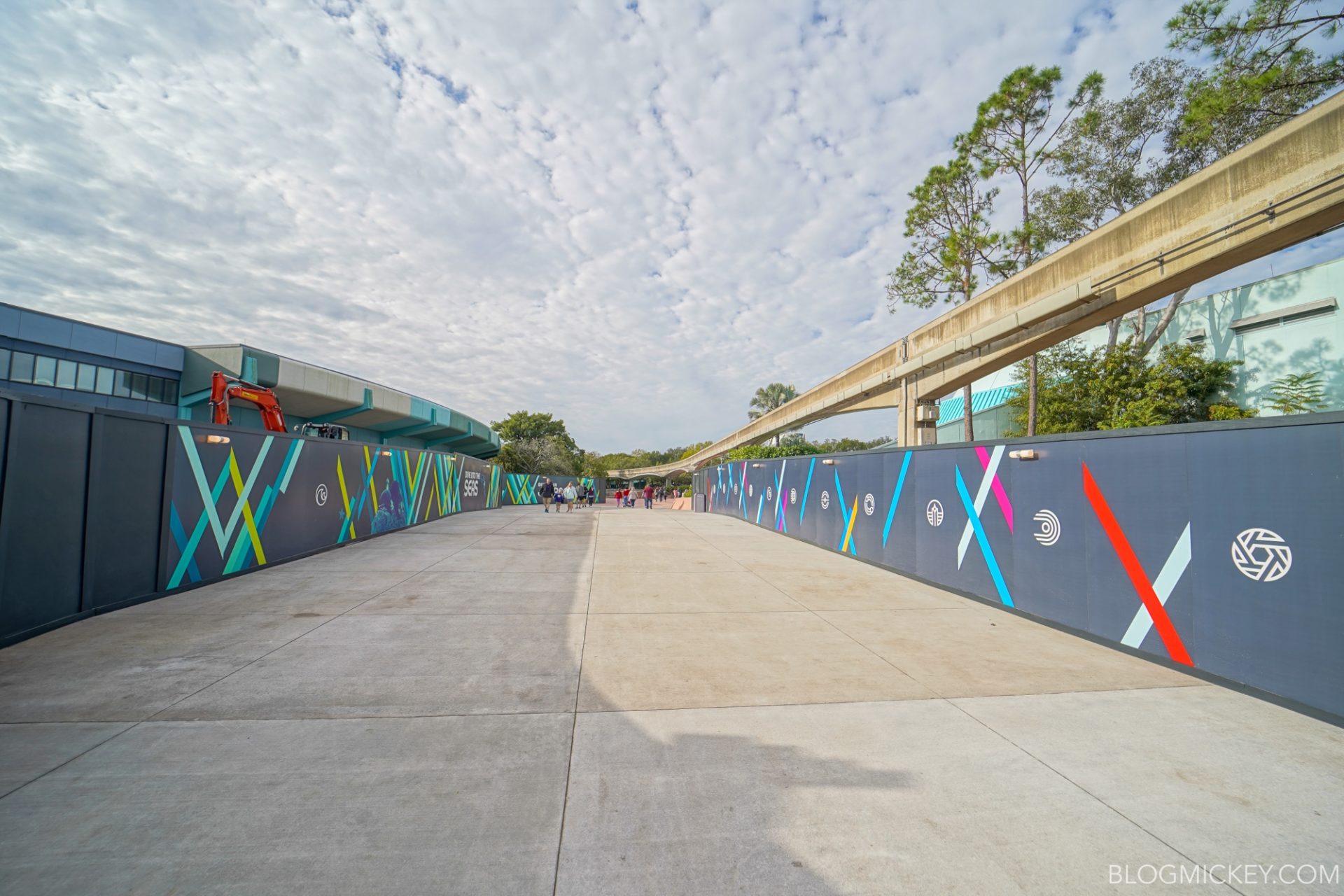 Spaceship Earth Future World Bypass Walkway Now Open at Epcot