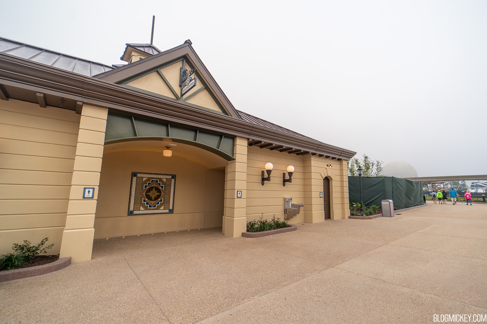 New Epcot Restrooms Open Near World Showcase Plaza