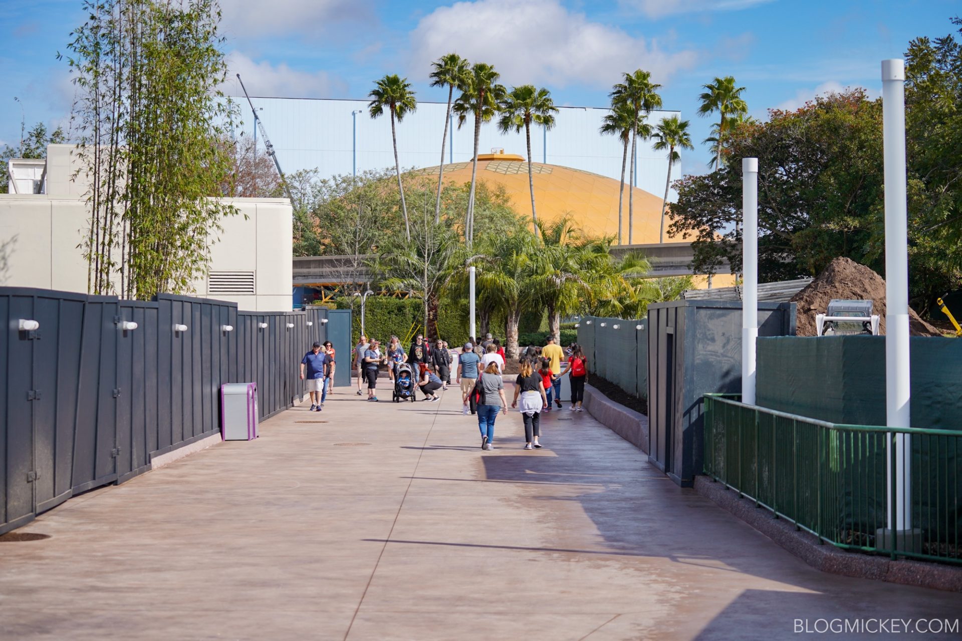 Widened Future World East Walkway Now Open at Epcot