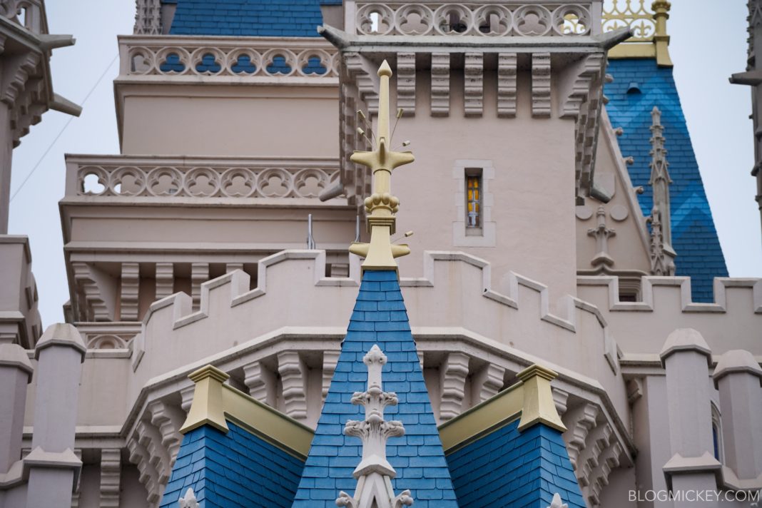 FIRST LOOK: Golden Accents and Blue Paint Arrive In Fantasyland for ...