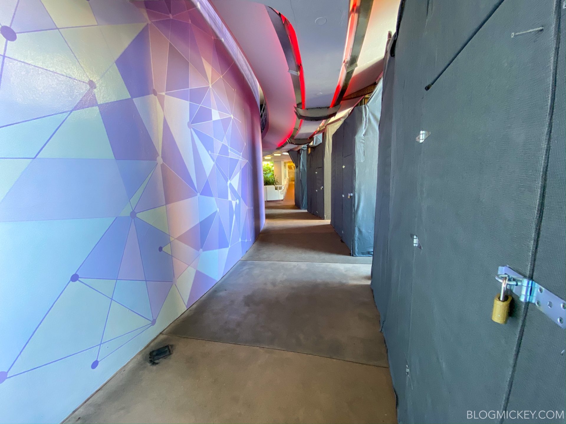 Tomorrowland Visual Refresh Continues at Magic Kingdom; Purple Wall ...